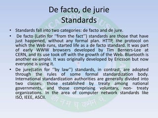 Network standards | PPTX