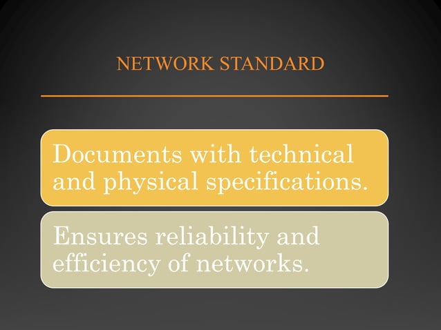 Network_Standards and its types de jure de facto.pptx | Computer Networking | Computing