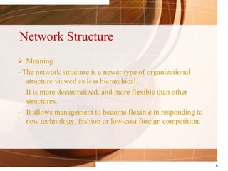 Network structure | PPTX