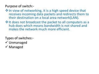Network switch | PPTX