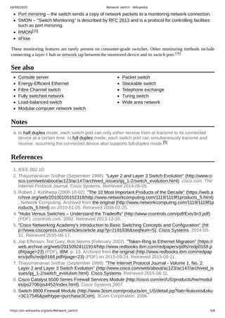 Network switch : Notes | PDF