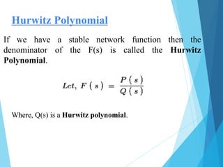 Network synthesis | PPTX
