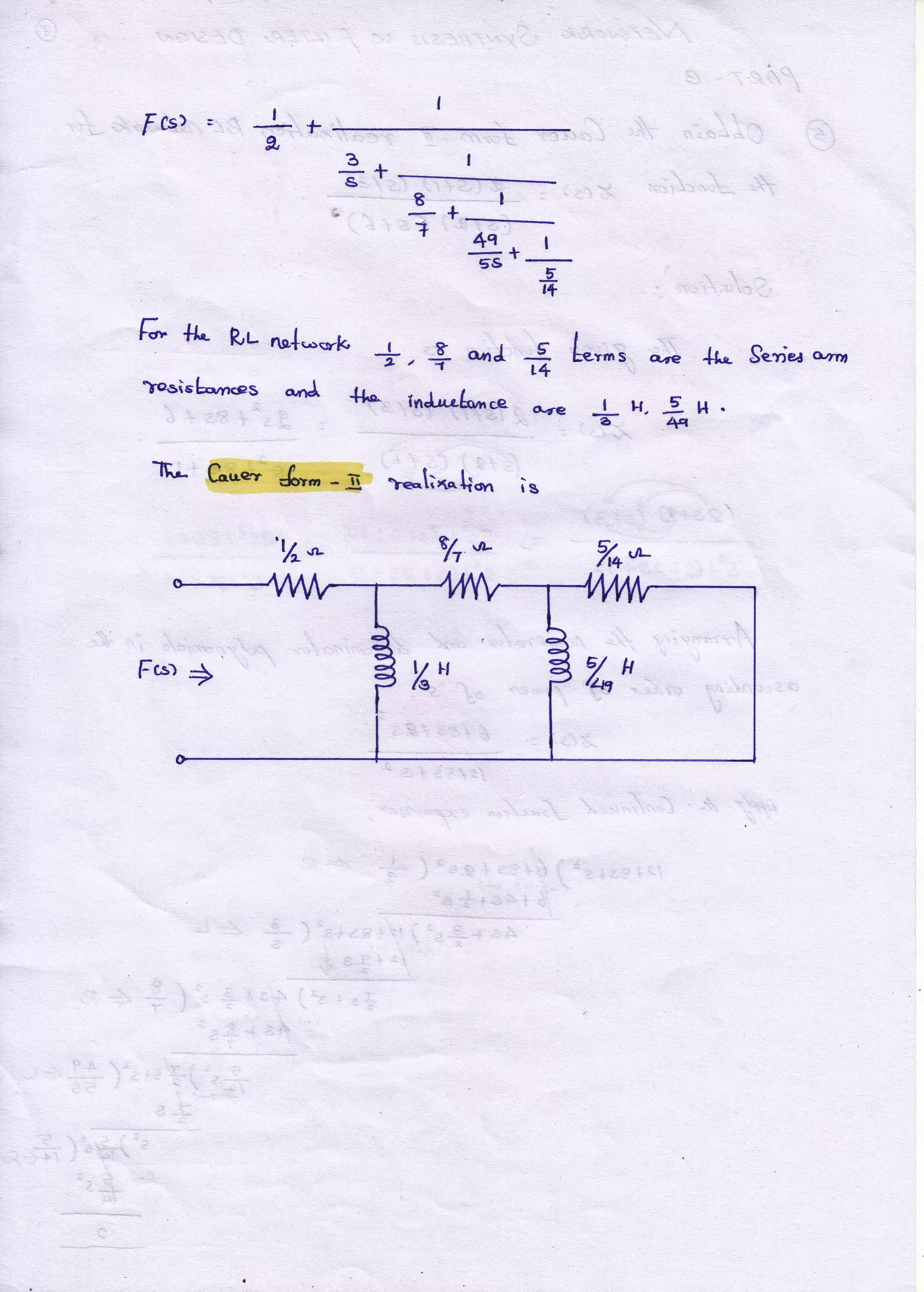 Biomedical Circuits & Networks - Network synthesis and filter design | PDF