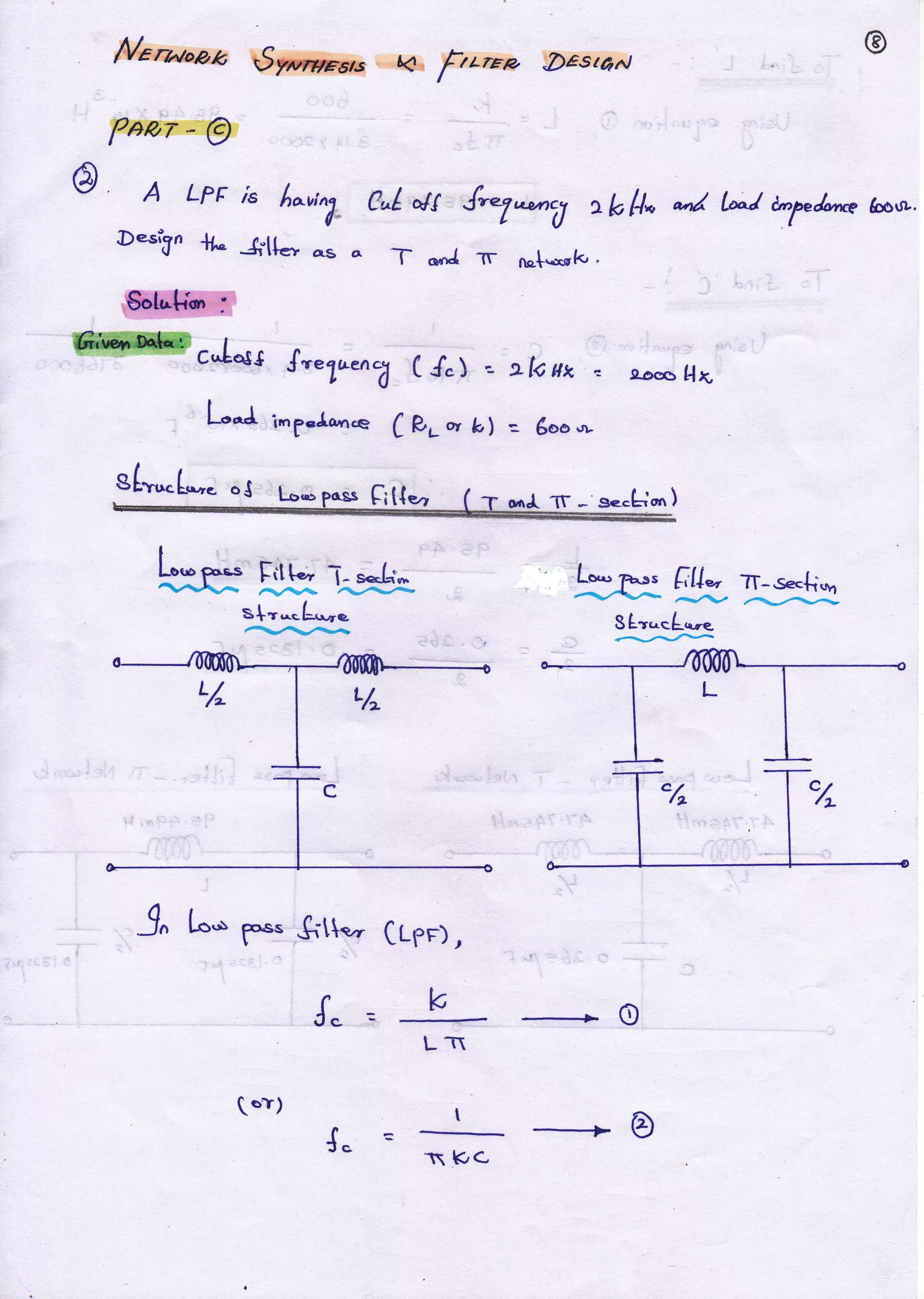 Biomedical Circuits & Networks - Network synthesis and filter design | PDF
