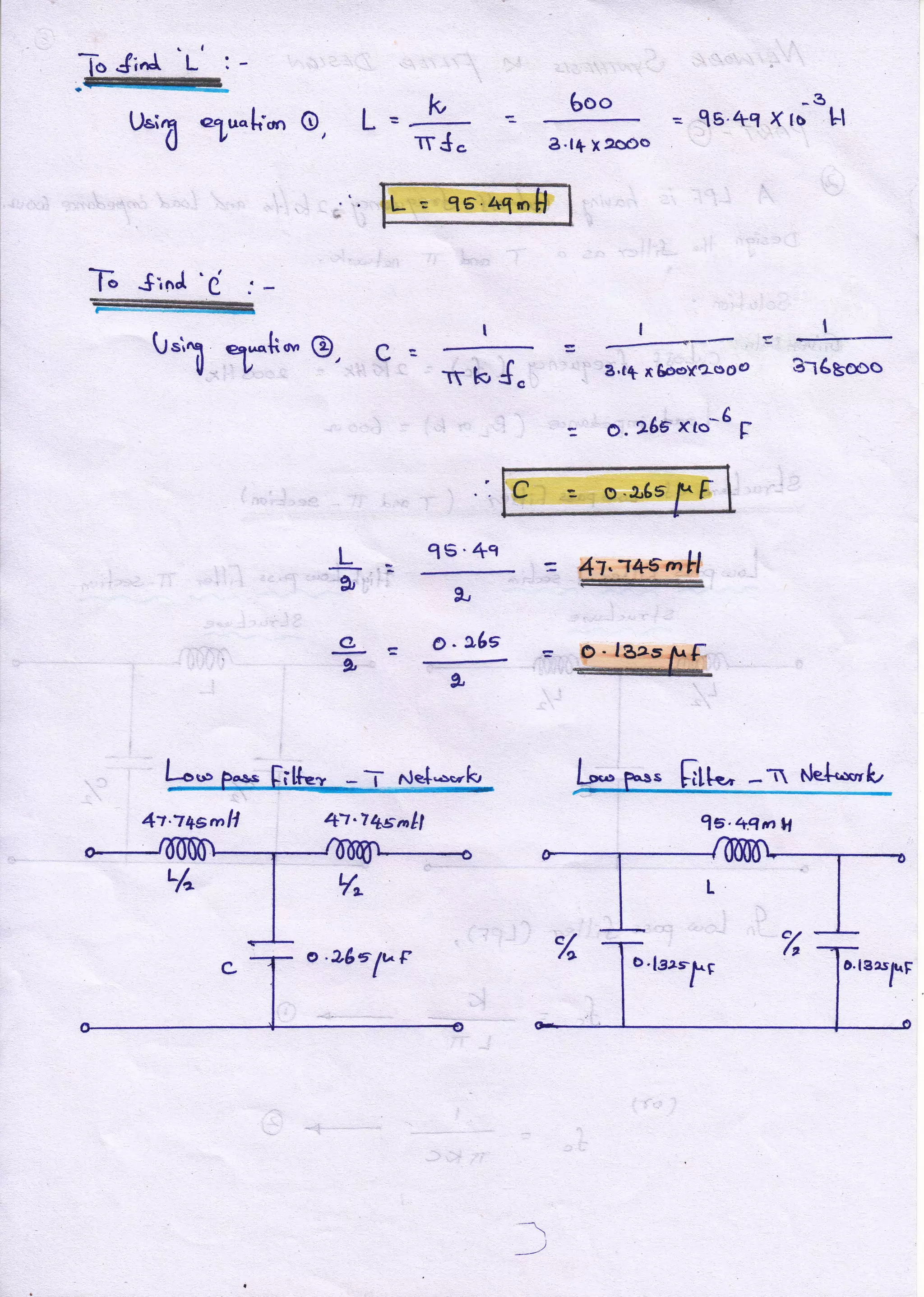 Biomedical Circuits & Networks - Network synthesis and filter design | PDF