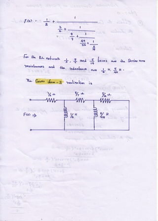 Biomedical Circuits & Networks - Network synthesis and filter design | PDF