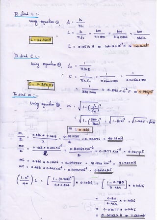 Biomedical Circuits & Networks - Network synthesis and filter design | PDF