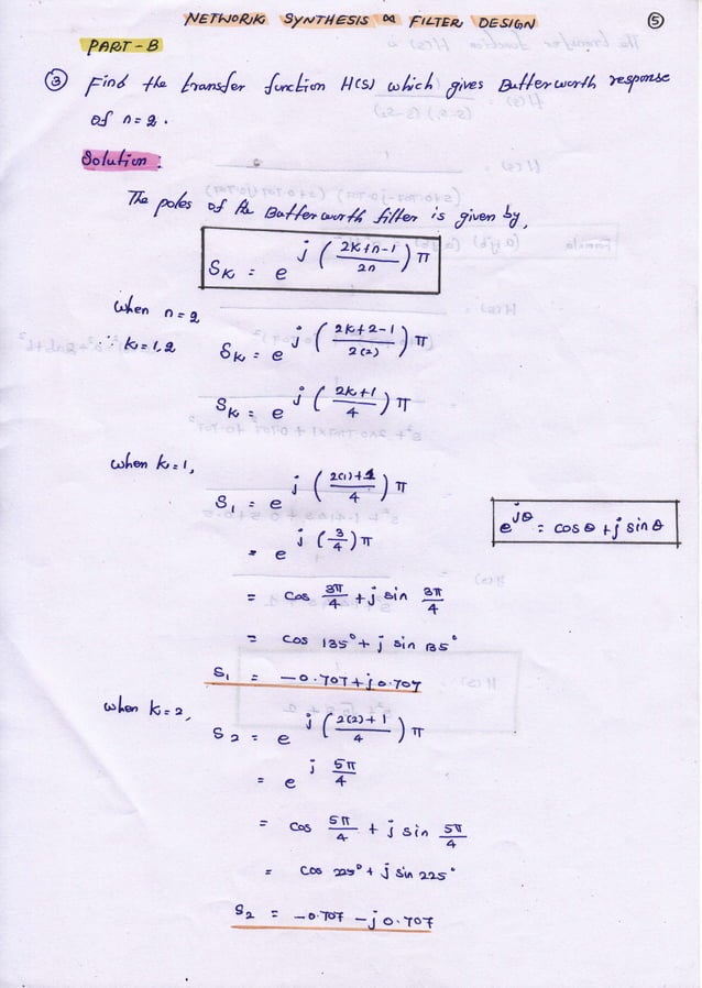 Biomedical Circuits & Networks - Network synthesis and filter design | PDF
