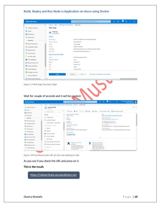 Build Deploy And Run Node Js Application On Azure Using