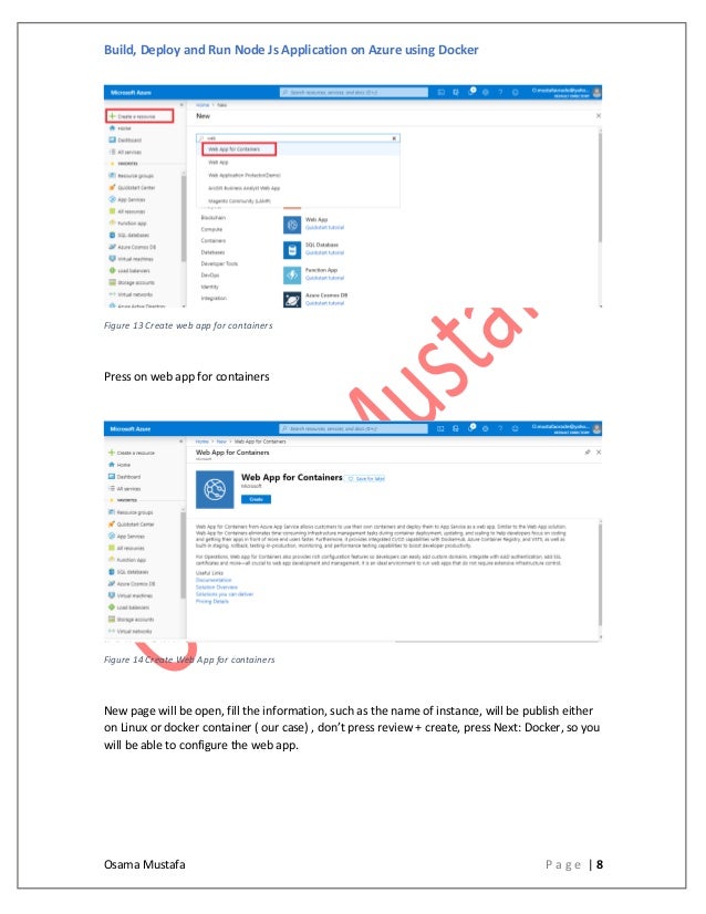 Build Deploy And Run Node Js Application On Azure Using