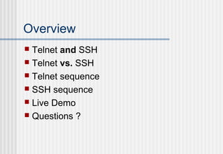 Network telnet ssh | PDF