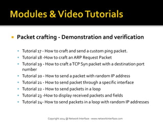 Network testing course | PPT