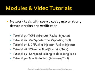 Network testing course | PPT