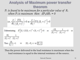 Network theorem part 2 | PPT
