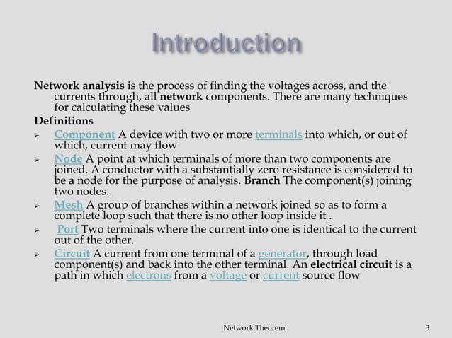 Network theorem part 2 | PPT