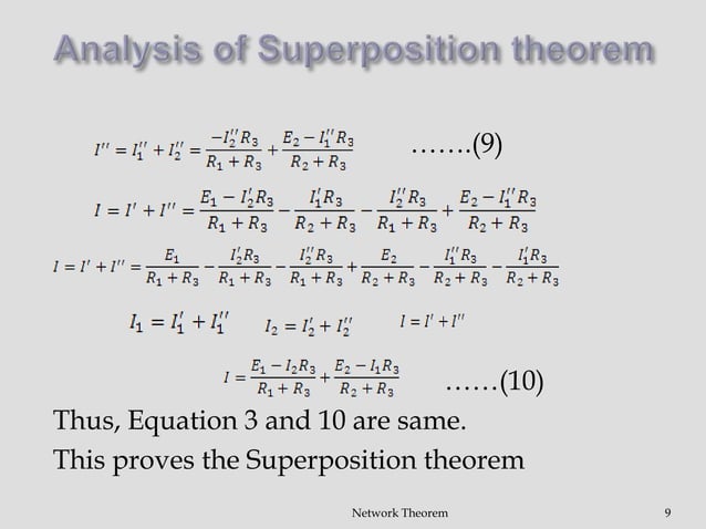 Network theorem part 2 | PPT