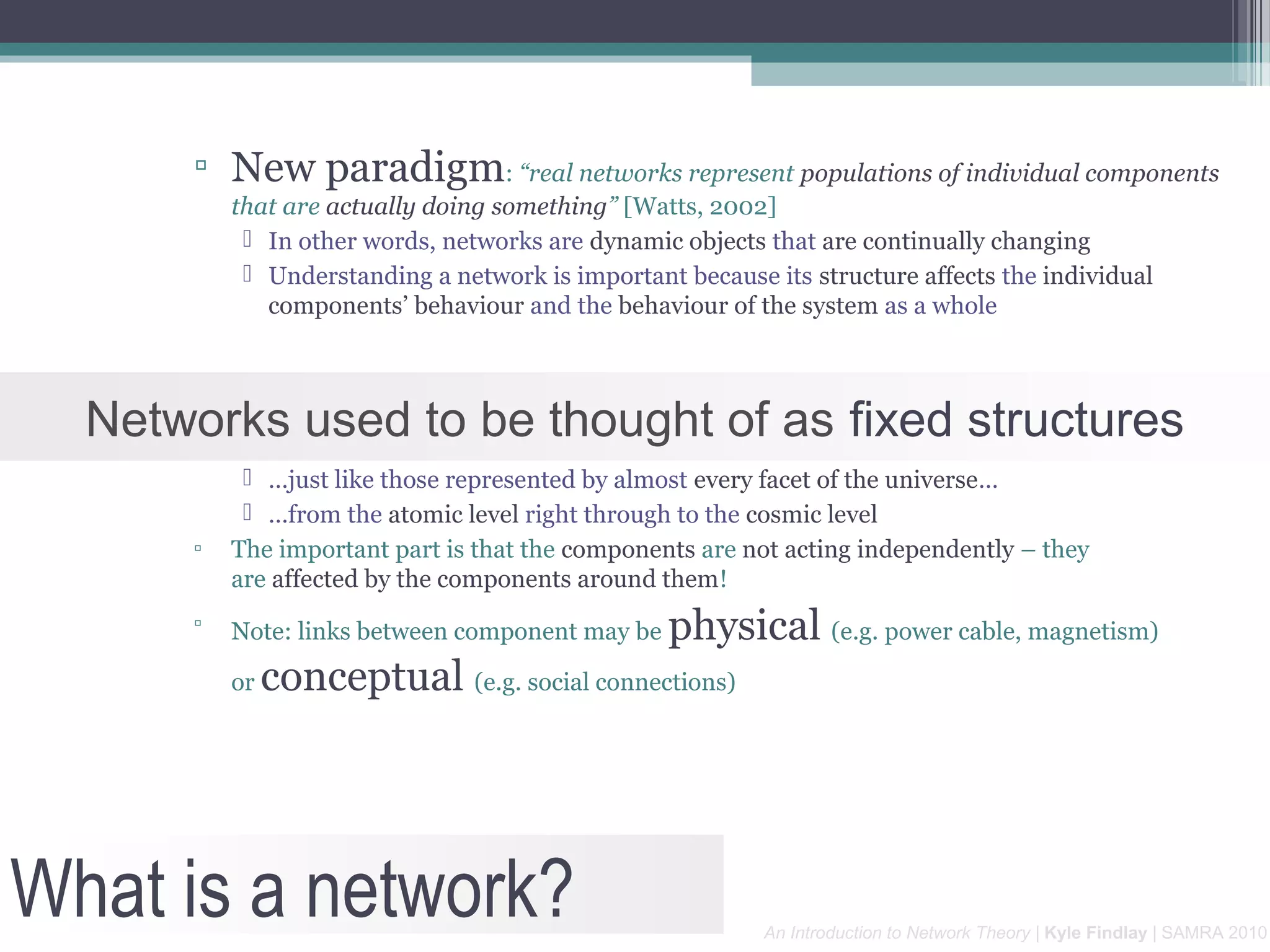 Network theory | PPT