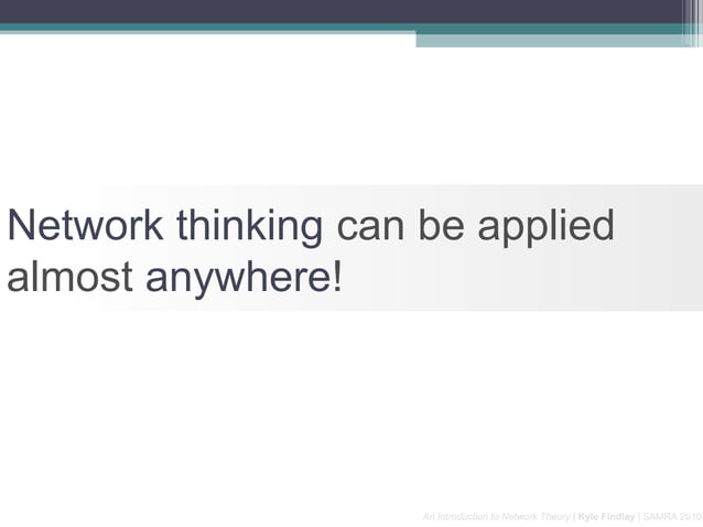 Network theory | PPT