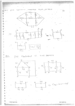 Network theory made easy hand written notes Gate ECE | PDF