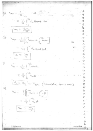 Network theory made easy hand written notes Gate ECE | PDF