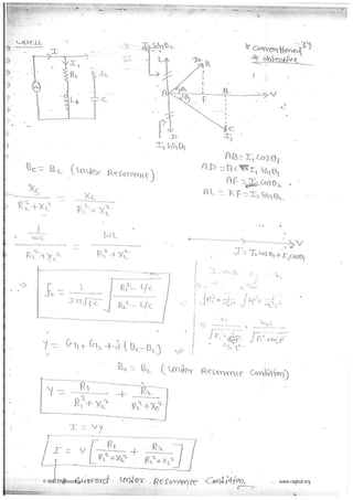Network theory made easy hand written notes Gate ECE | PDF