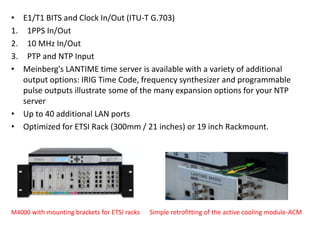 Network time sync solutions for security | PPT