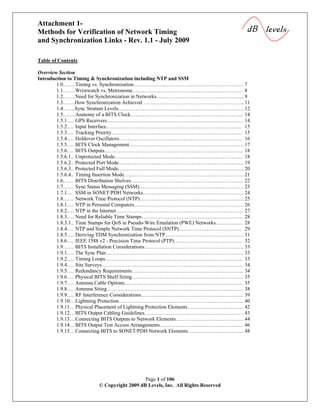 Network timing synchroniztion antennas_testing | PDF
