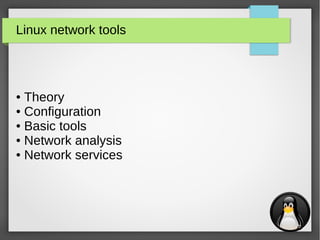 Linux network tools (Maarten Blomme) | PPT