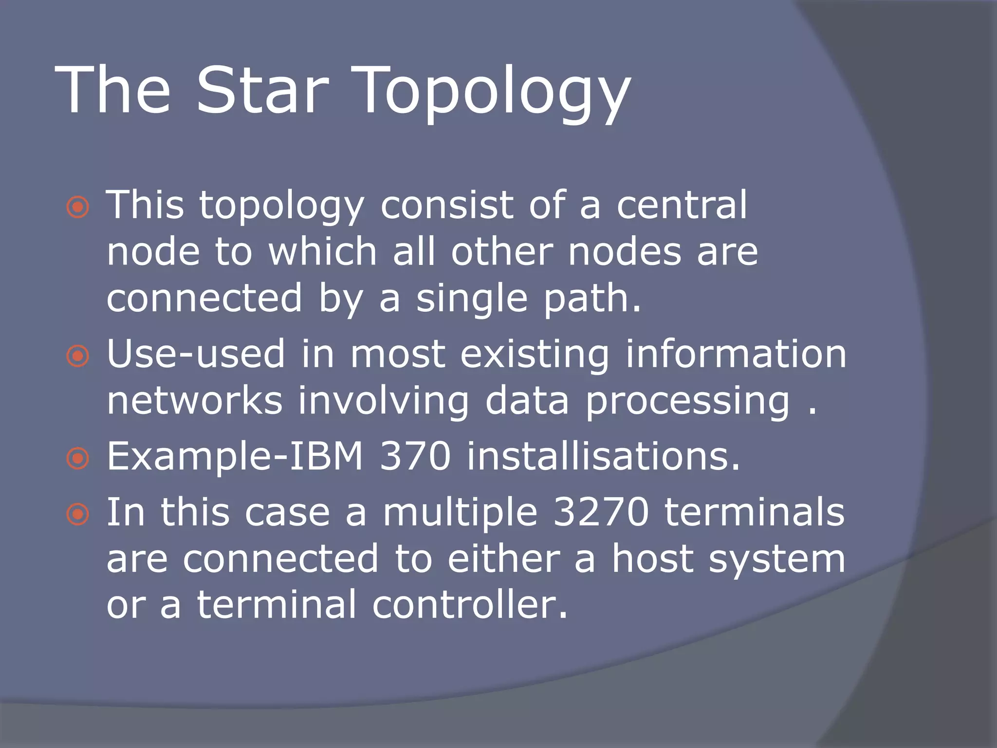 Network topologies | PPTX | Computer Networking | Computing