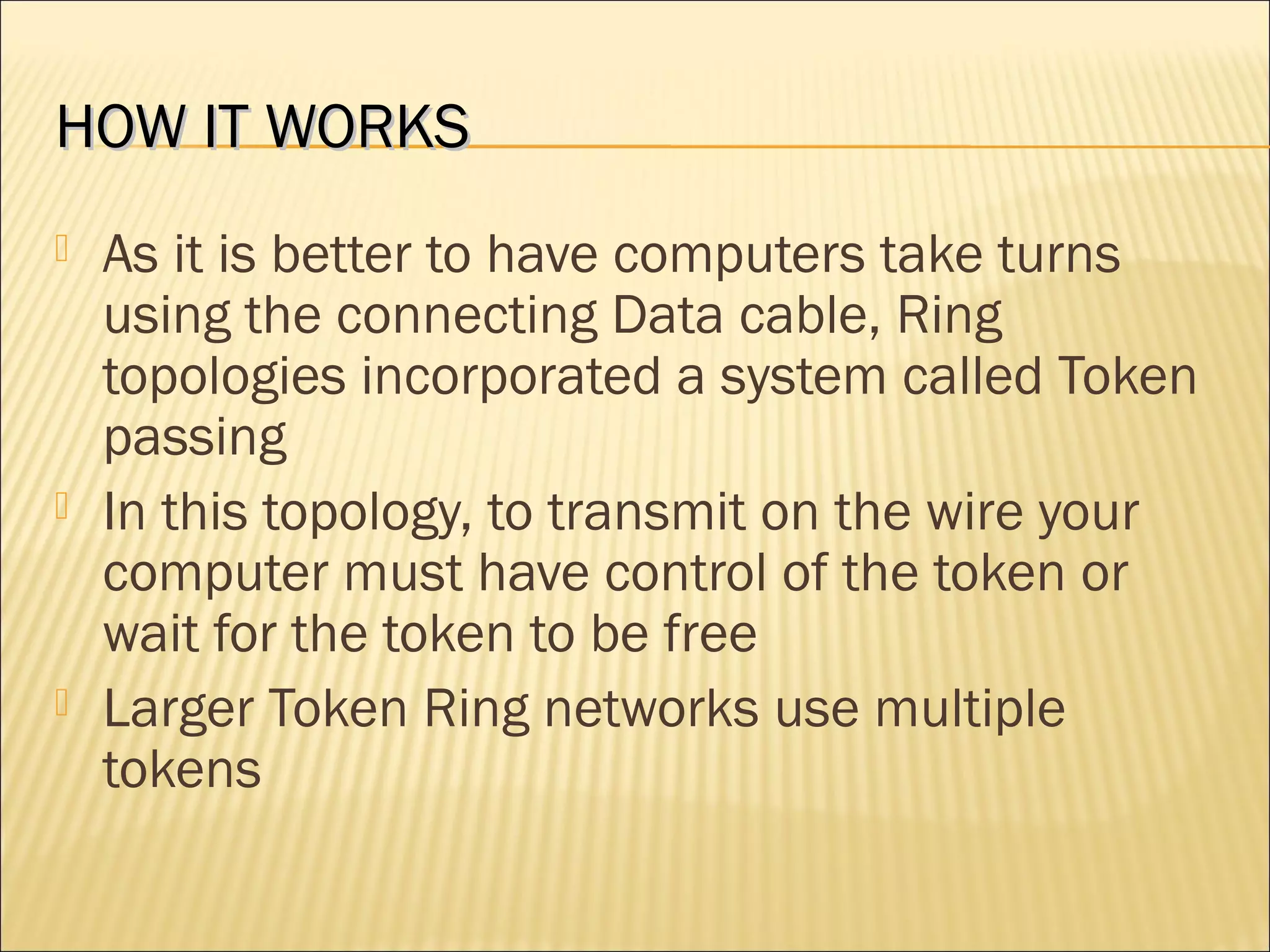 Network topologies | PPT