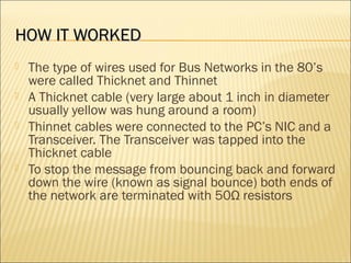 Network topologies | PPT
