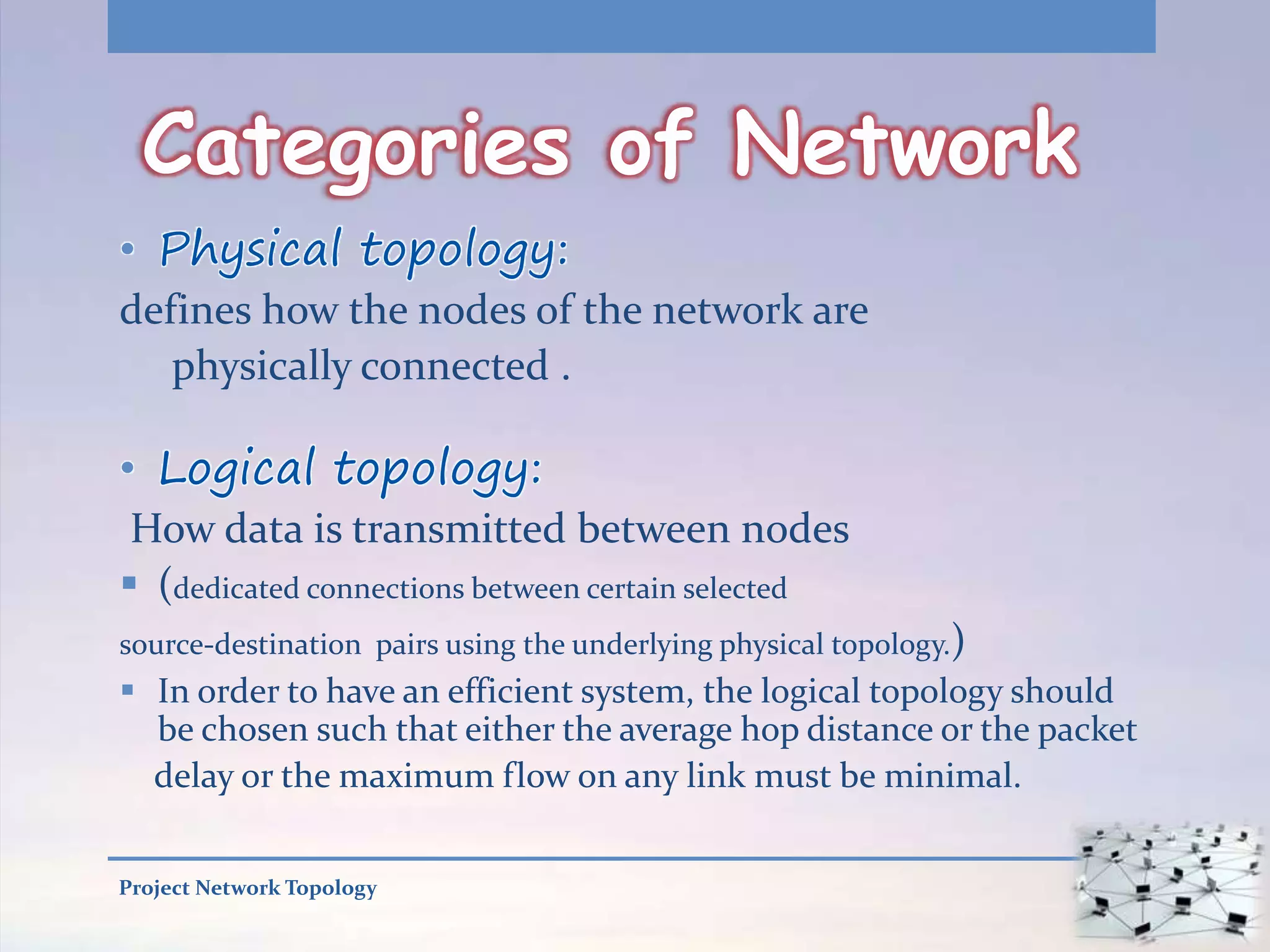 Network topologies | PPTX | Computer Networking | Computing
