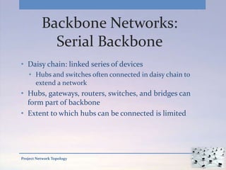 Network topologies | PPTX