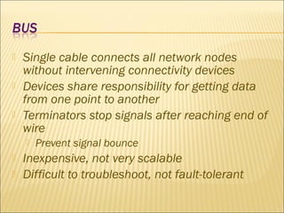 Network topologies | PPT
