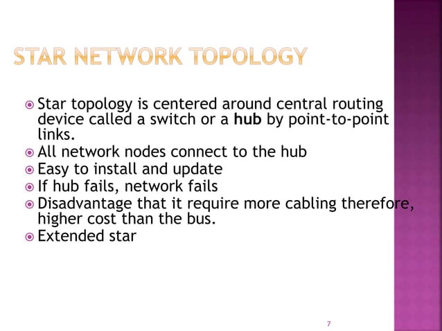 Network topologies | PPTX | Computer Networking | Computing