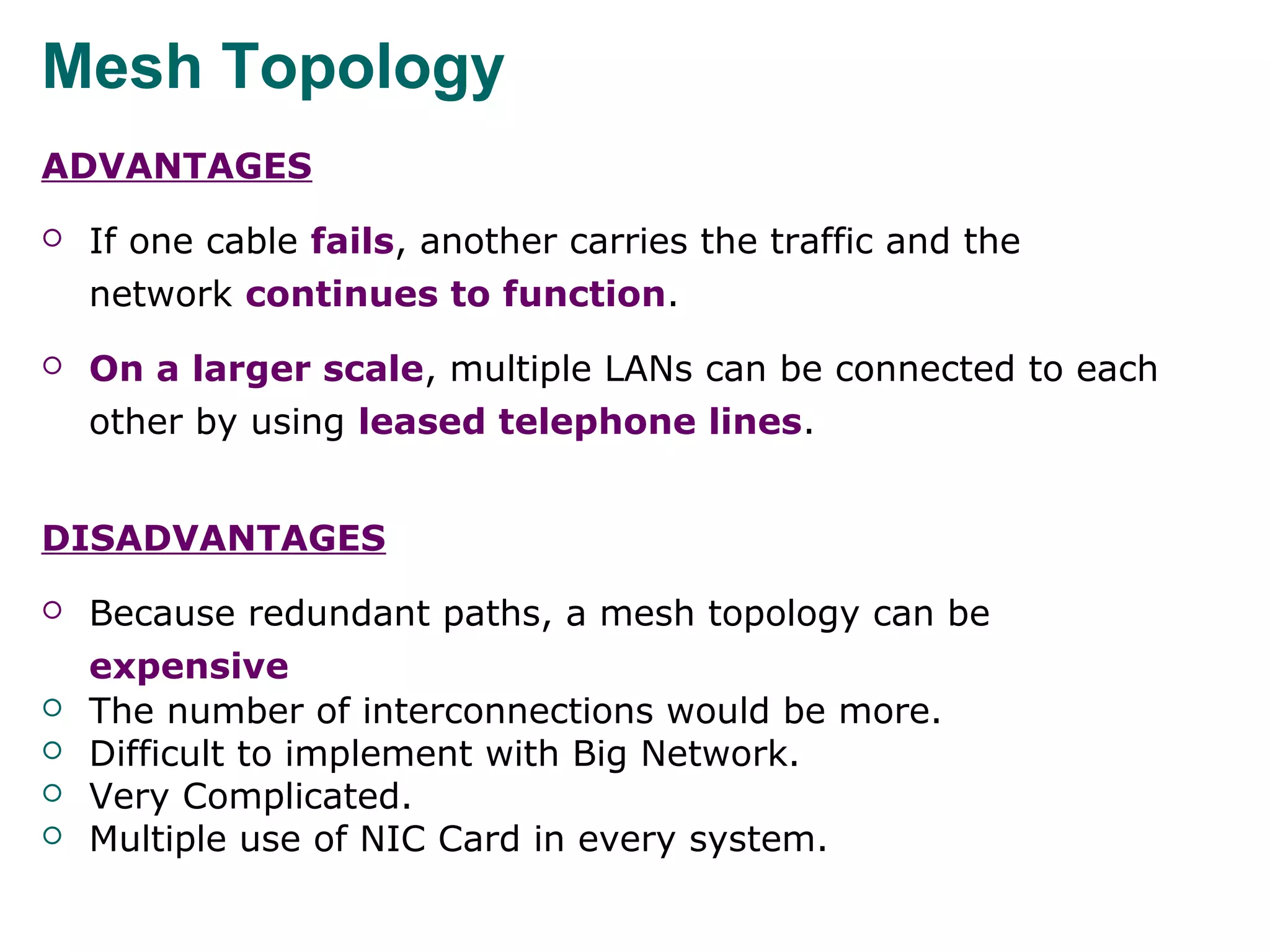 Network Topologies in Simple (Logical, Physical and Types) | PPT