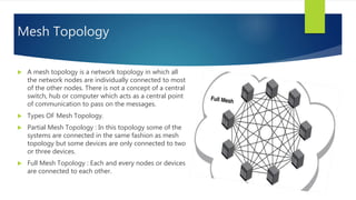 Network Typologies. | PPTX