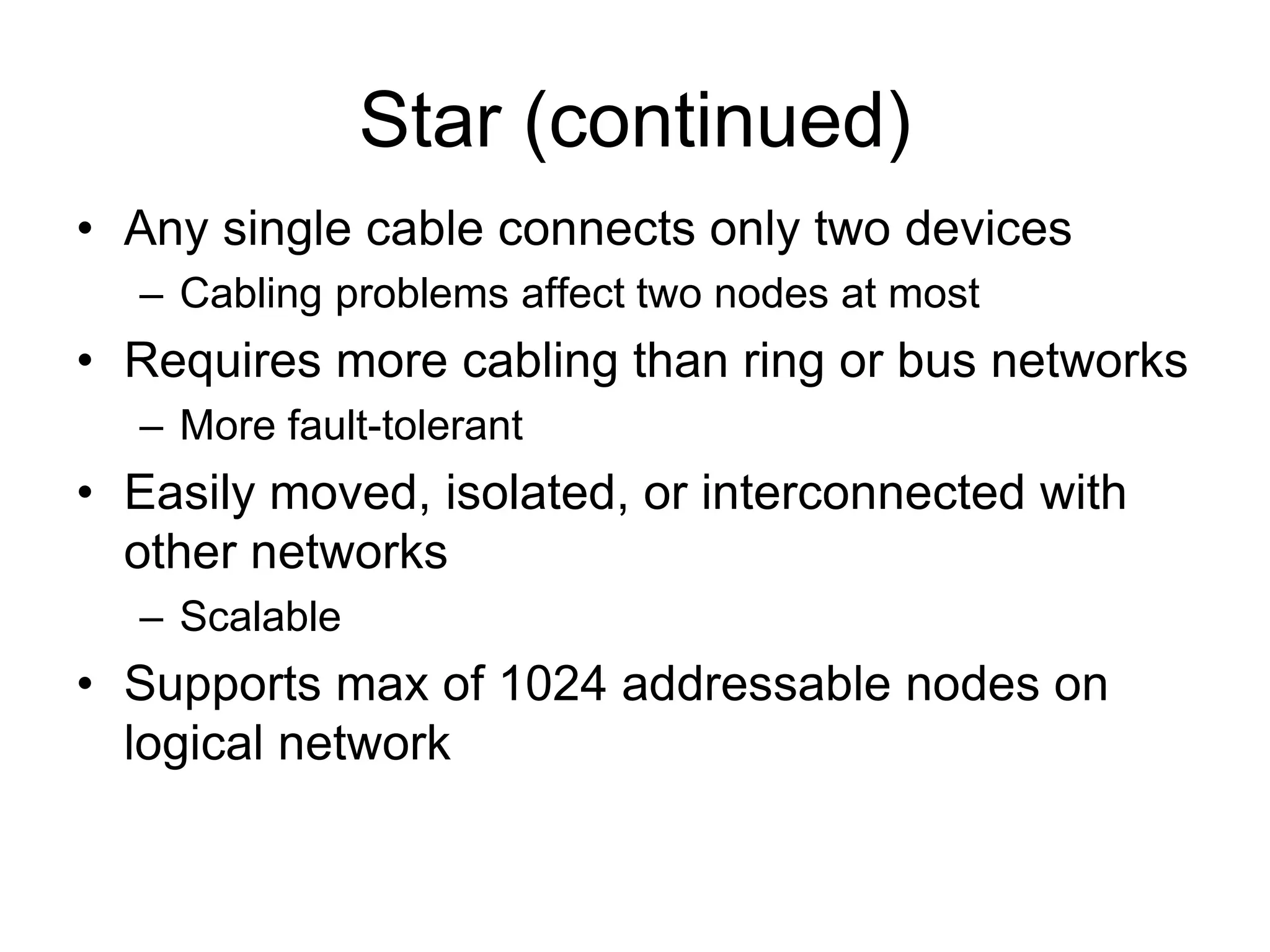 Network topologies | PPT
