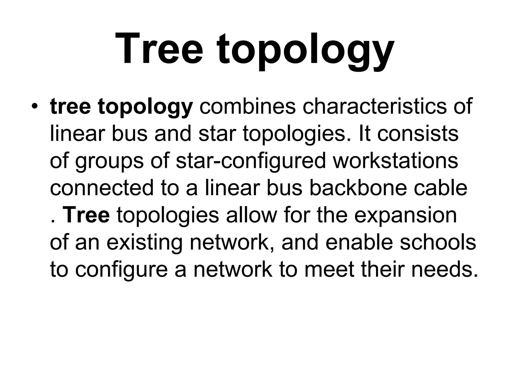 Network topologies | PPT