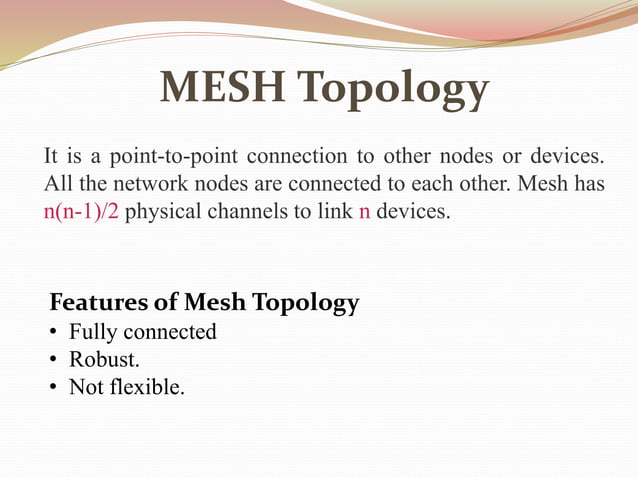 Network topology ? Types of Network Toplogies:Bus, Ring, Mesh, Tree ...