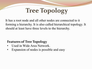Network topology ? Types of Network Toplogies:Bus, Ring, Mesh, Tree ...