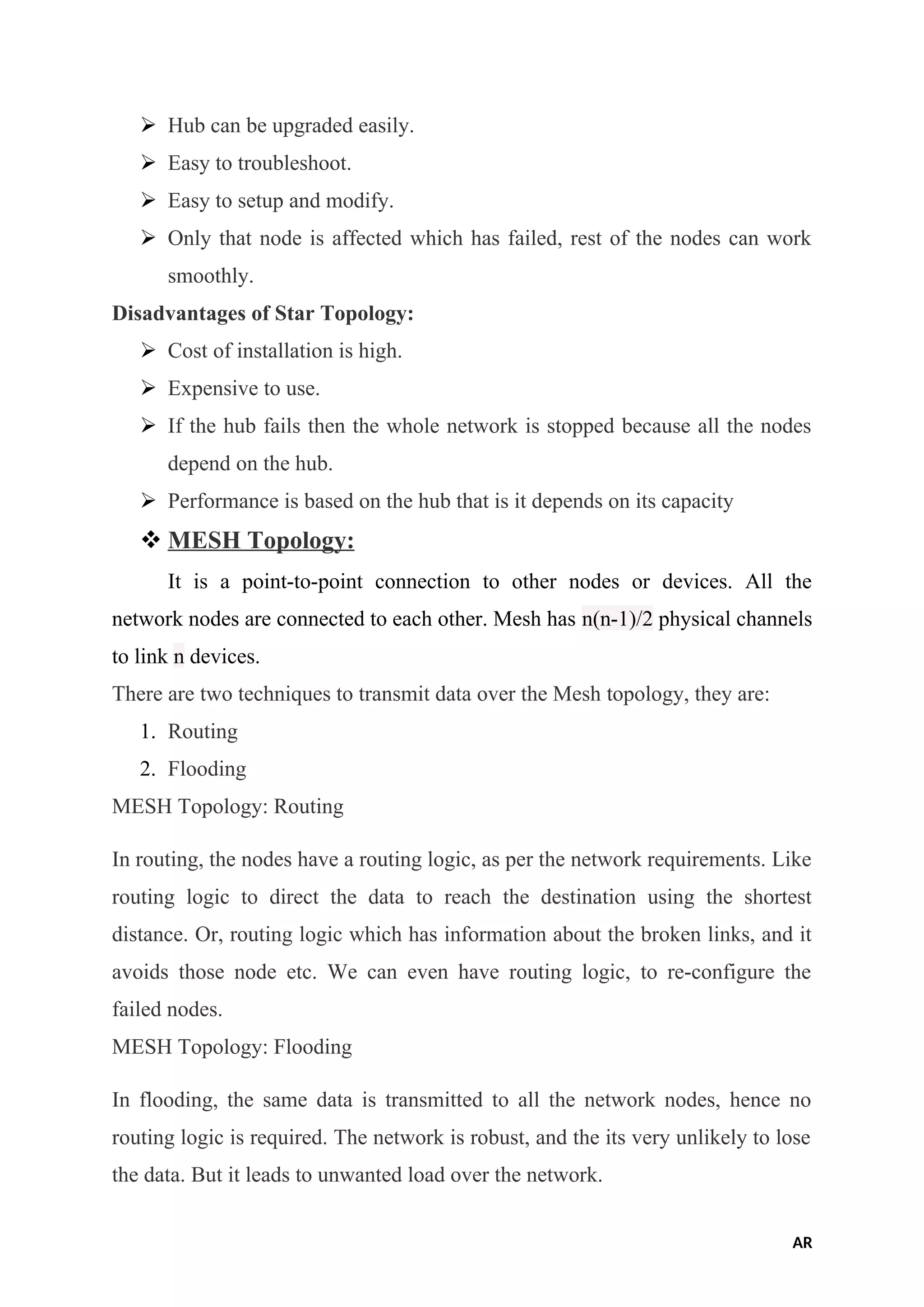 Network Topology's | PDF