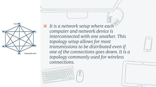 Network topologies | PPTX | Computer Networking | Computing
