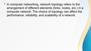 Network Topologies in Computer Networking | PPT