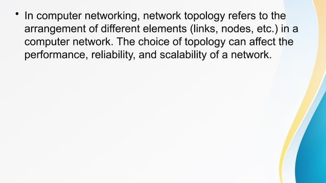 Network Topologies in Computer Networking | PPT