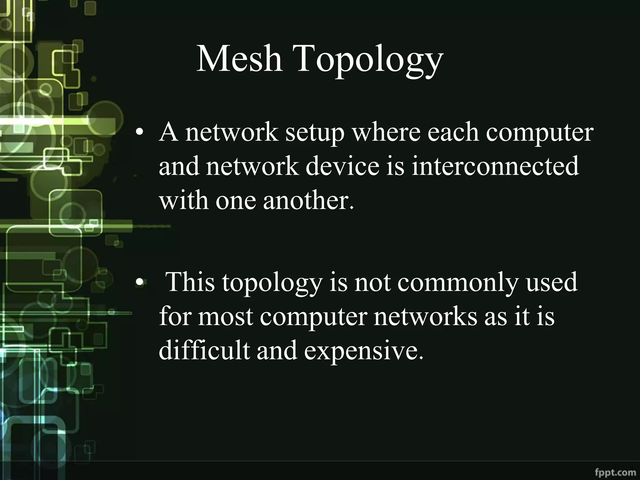 Network topologies network devices | PPTX