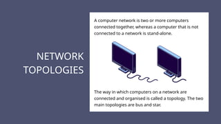Network Topologies Presentation in Blue Clean Style.pptx