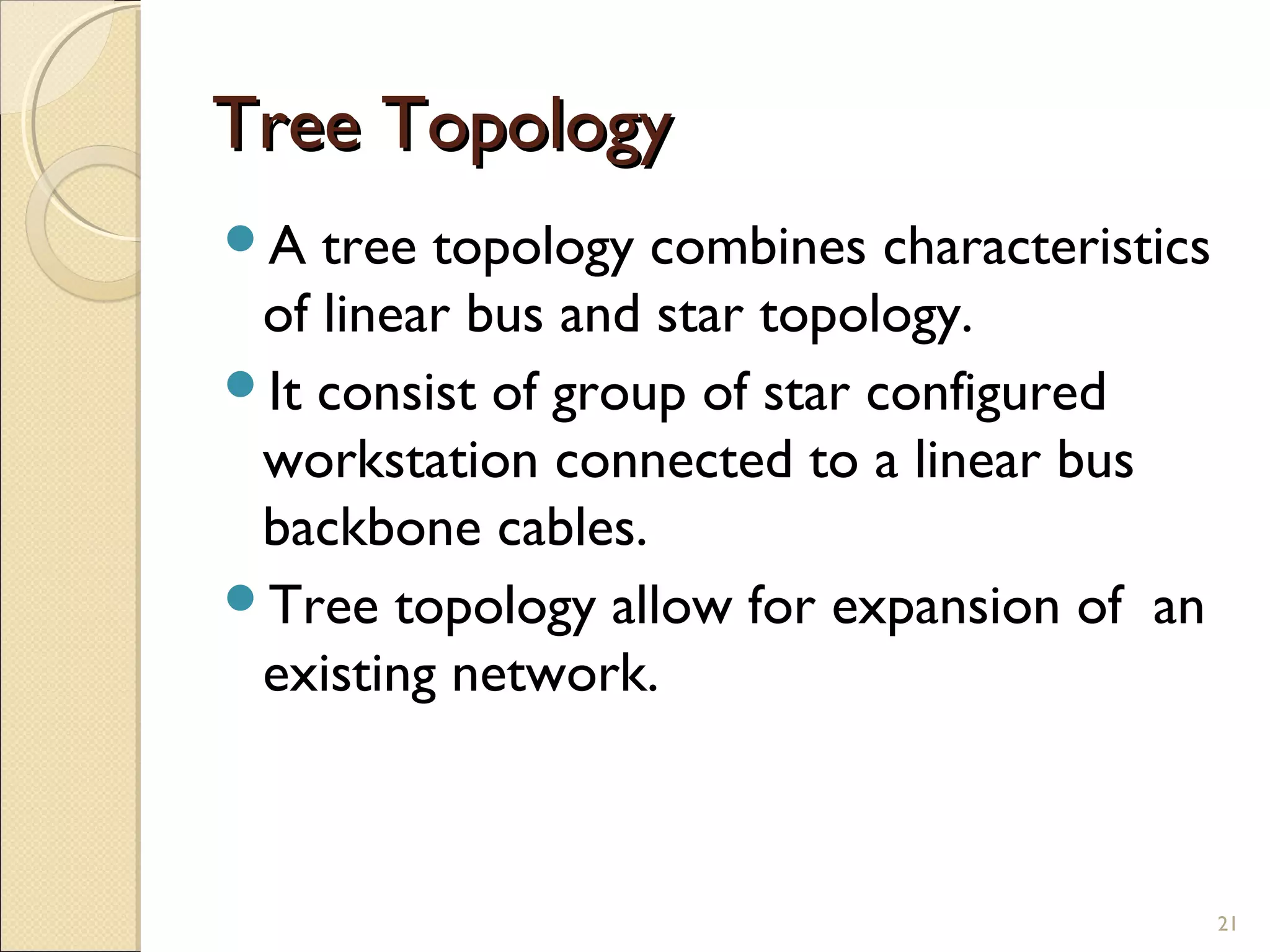 Network topology | PPT | Computer Networking | Computing