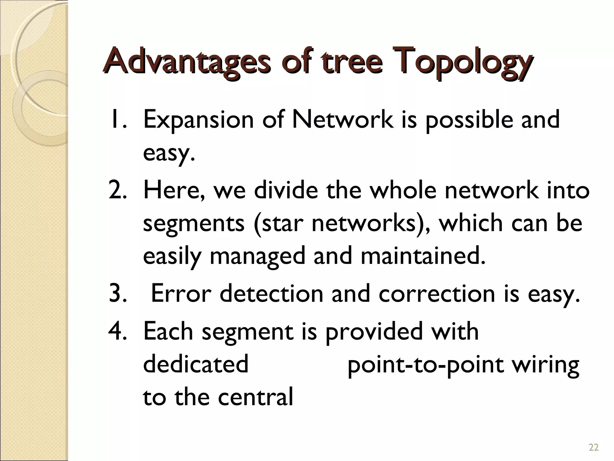 Network topology | PPT | Computer Networking | Computing