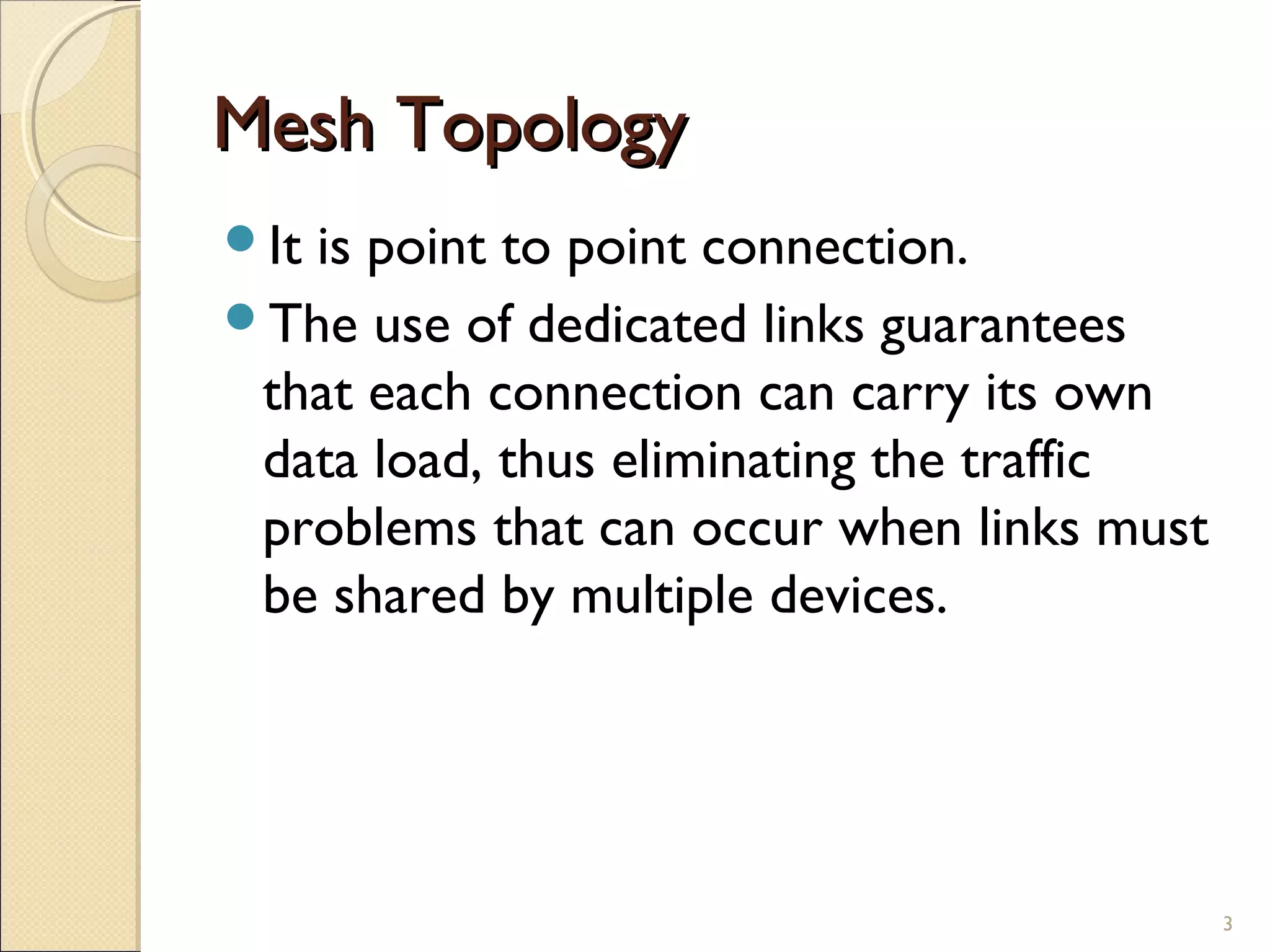 Network topology | PPT | Computer Networking | Computing